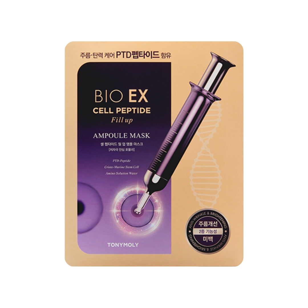 TONYMOLY - Bio Ex Cell Peptide Fill Up Ampoule Mask – BEAUTYBUNNY